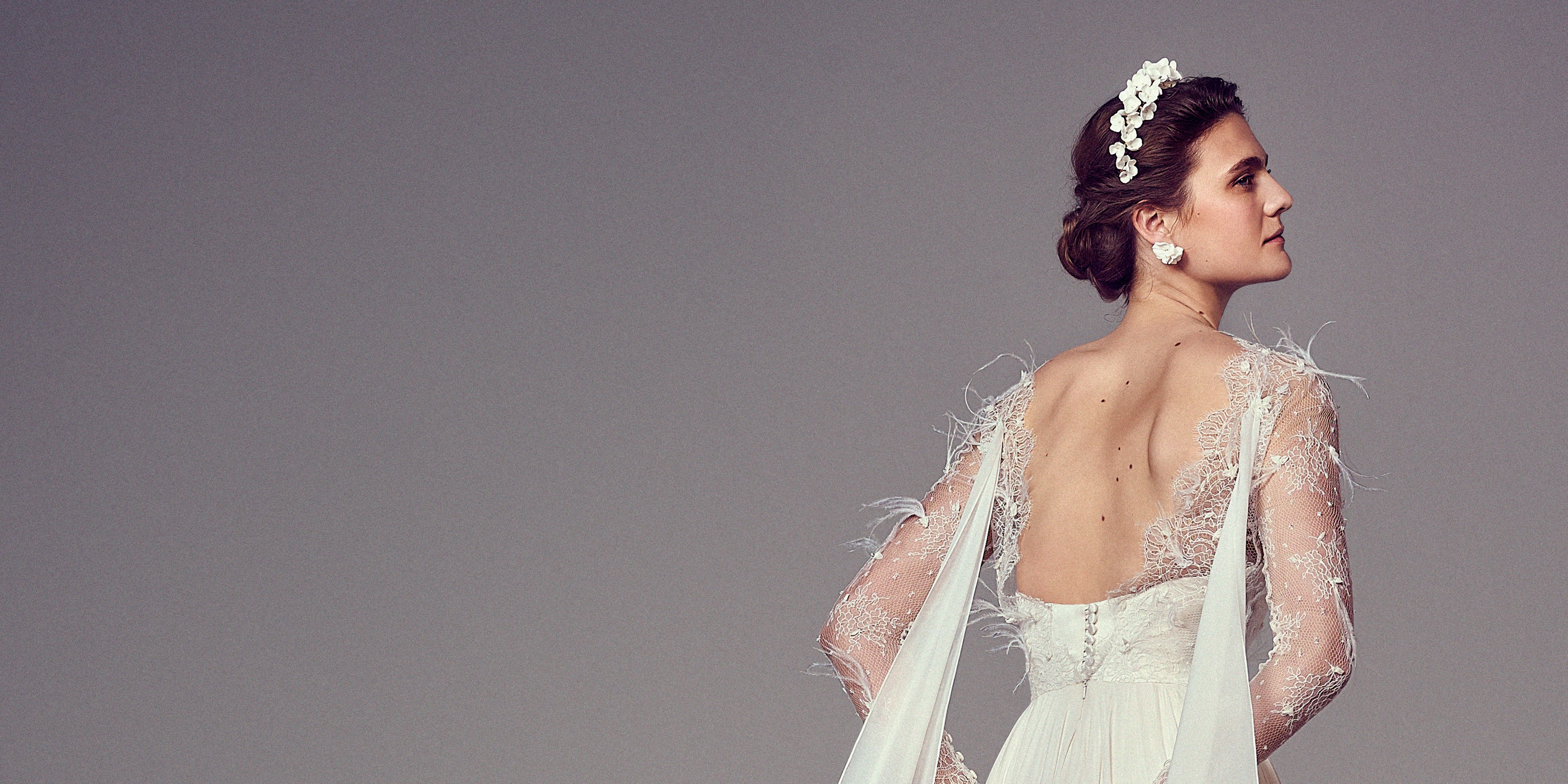 Florence | Bespoke Luxury Bridal Gown in Silk & Lace | Maristani London