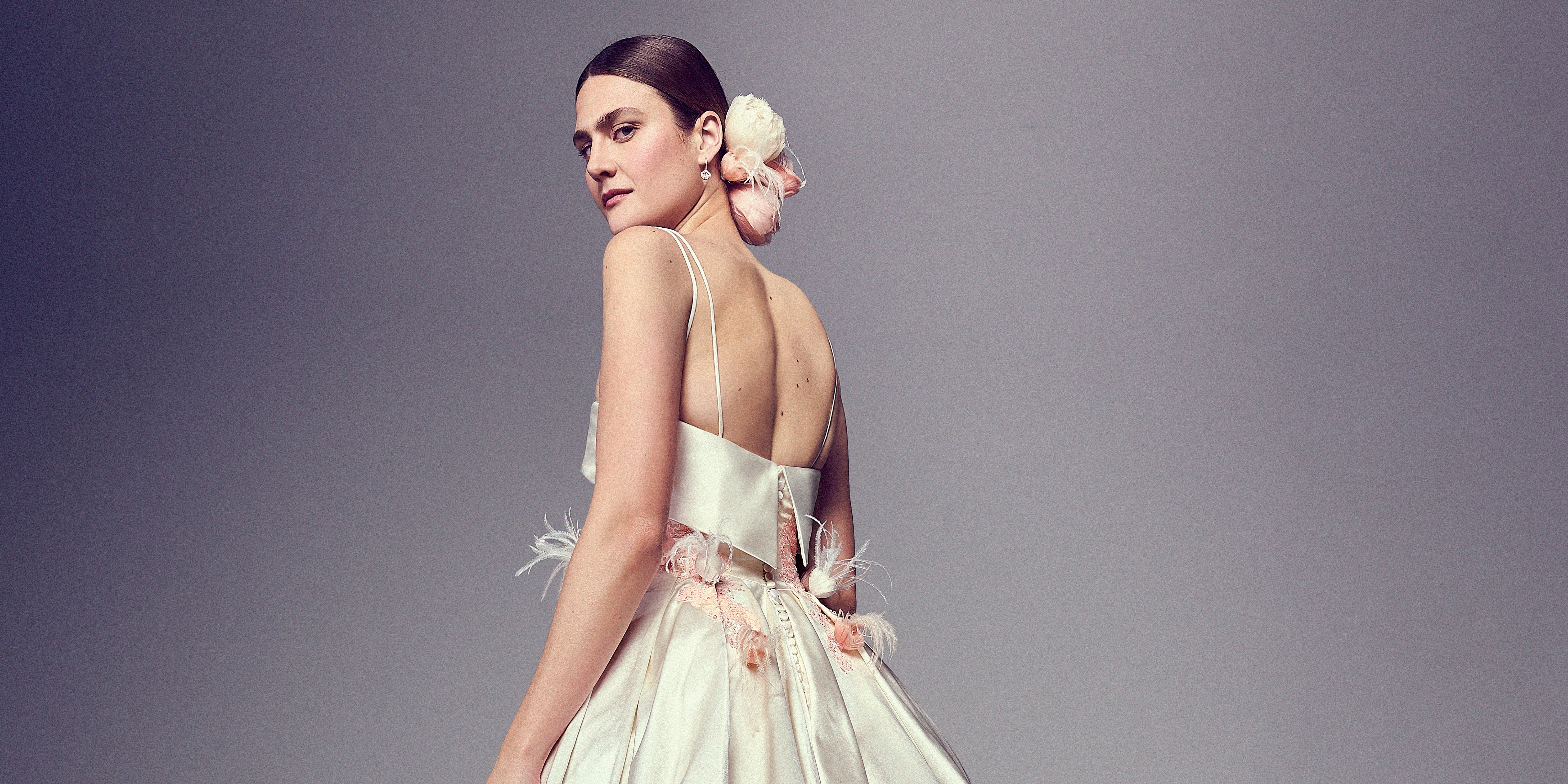 Ophelia | Bespoke Luxury Bridal Gown in Silk Duchesse | Maristani London